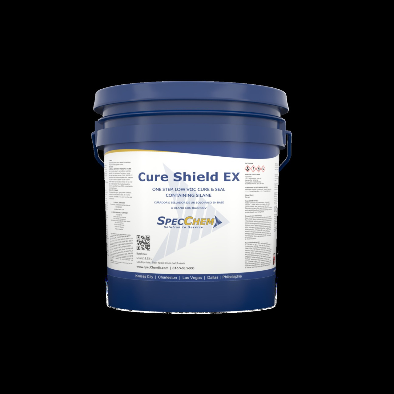 White Cap | SpecChem Cure Shield EX 5 gal Pail Clear Interior/Exterior ...