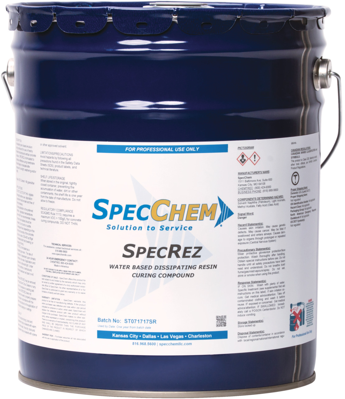 White Cap | SpecChem SpecRez Resin Cure 5 Gal.