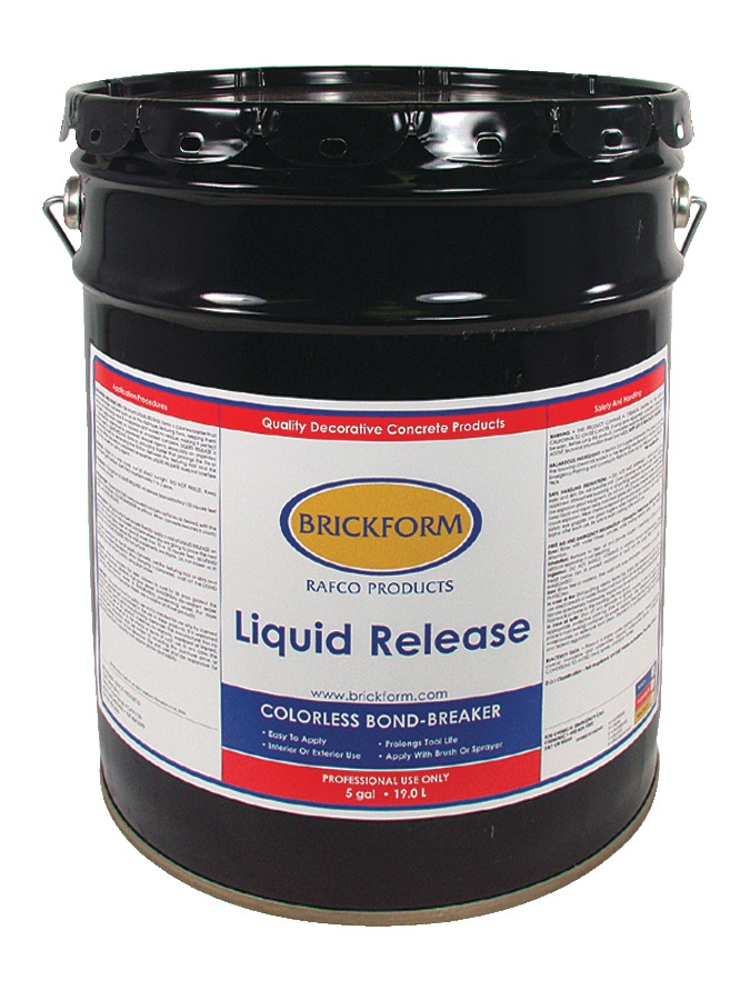 White Cap | BRICKFORM Liquid Bubblegum Release 5 Gal.