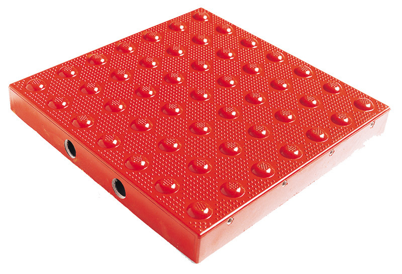 White Cap | Armor-Tile 24 x 48 x 1-3/8 in. Safety Red Vitrified Polymer ...