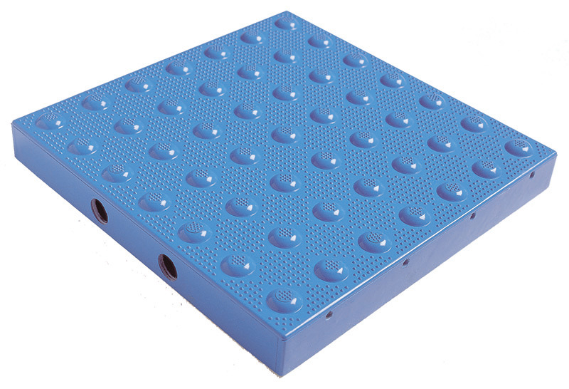 White Cap | Armor-Tile 36 in. x 60 in. 2.35 in. Blue Cast-In-Place Tile