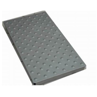 White Cap | Armor-Tile 24 in. x 60 in. Dark Gray Surface Applied Tile