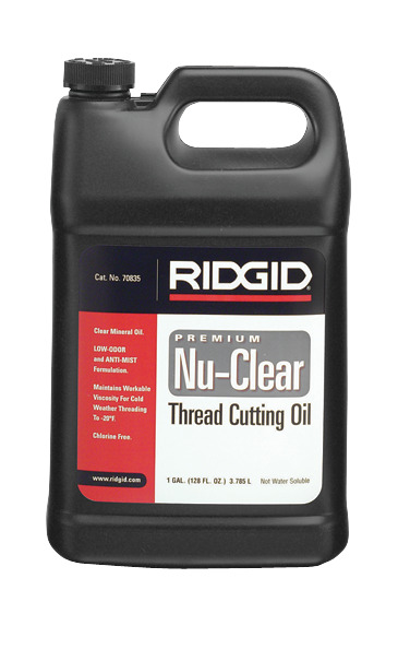 White Cap | RIDGID 1 Gallon Nu-Clear Plus Threading Oil