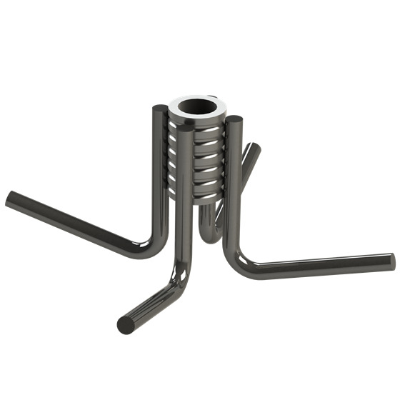 White Cap | Dayton Superior 1" x 2-5/16" Plain Thin Slab Insert