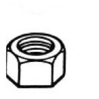 White Cap | Dayton Superior 1/2" Hex Coil Nut