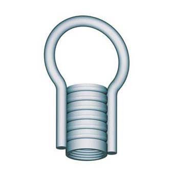 White Cap | Meadow Burke FX-5 5/8" Electro Galvanized Ferrule Insert Loop