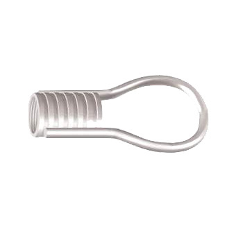 White Cap | Meadow Burke FX-5 7/8" Electro Galvanized Ferrule Insert Loop