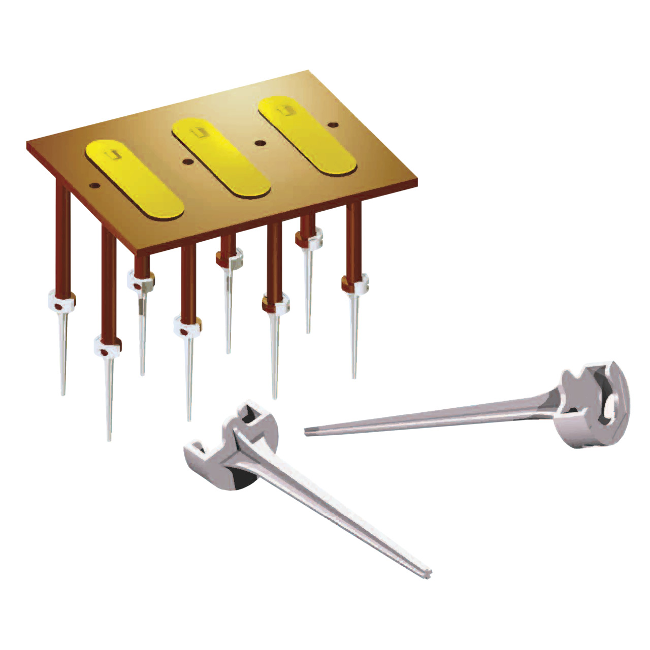 White Cap | Meadow Burke Stud Extender 3/4In (1-1/4In Head)