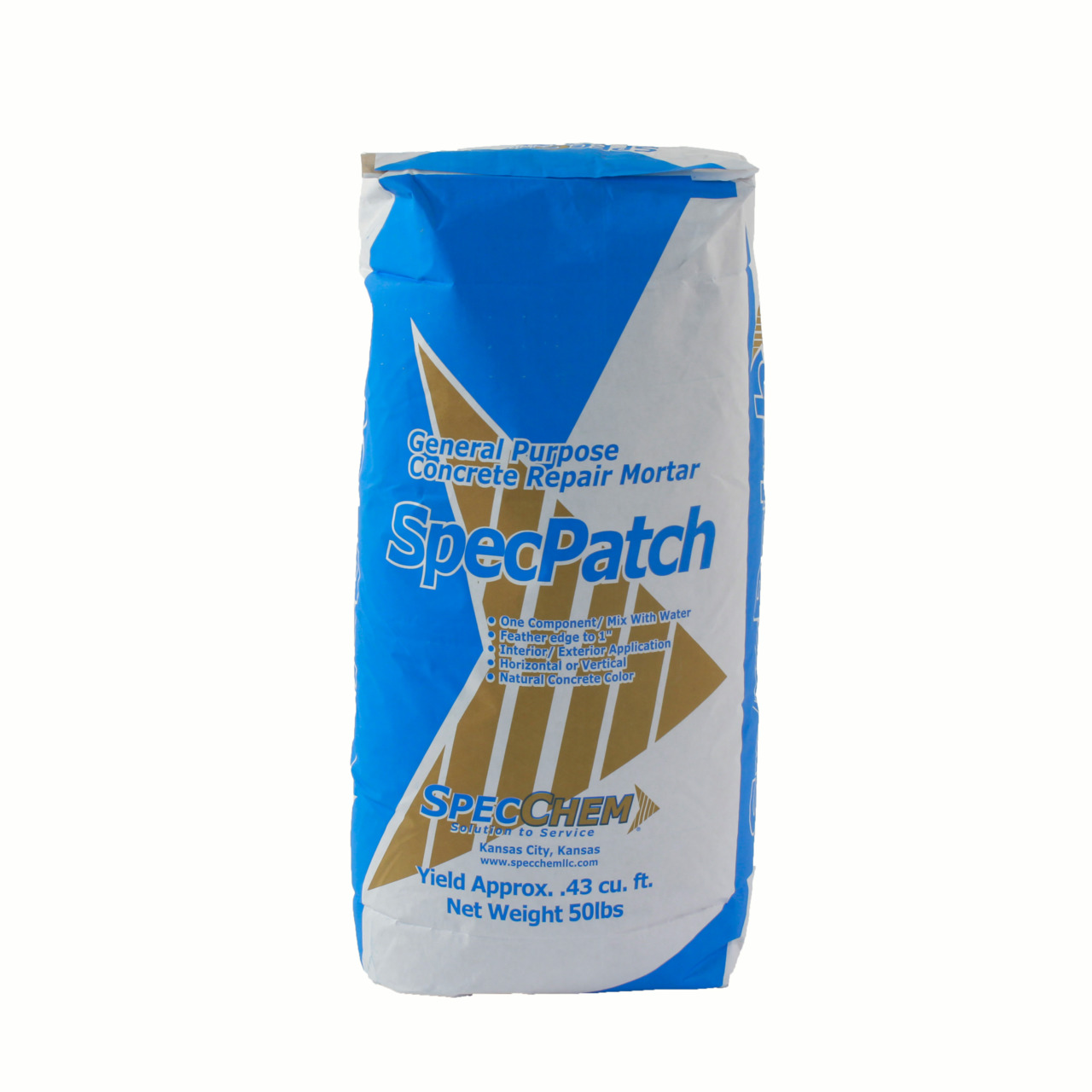 White Cap | SpecChem Specpatch15 15 Minute Repair Mortar 50 lb. Bag