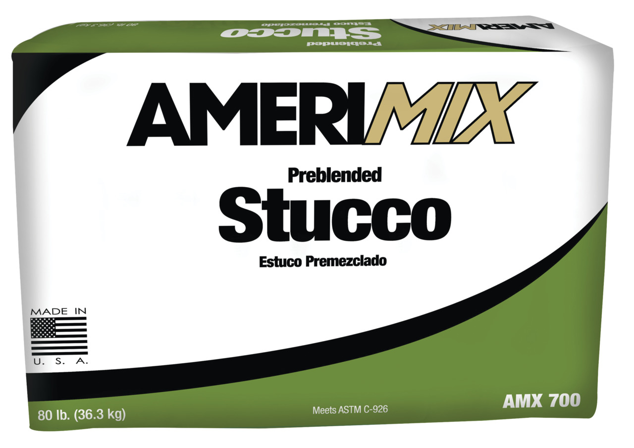 White Cap | Amerimix Amx 700 Scratch&Brown/Finish Preblended Stucco