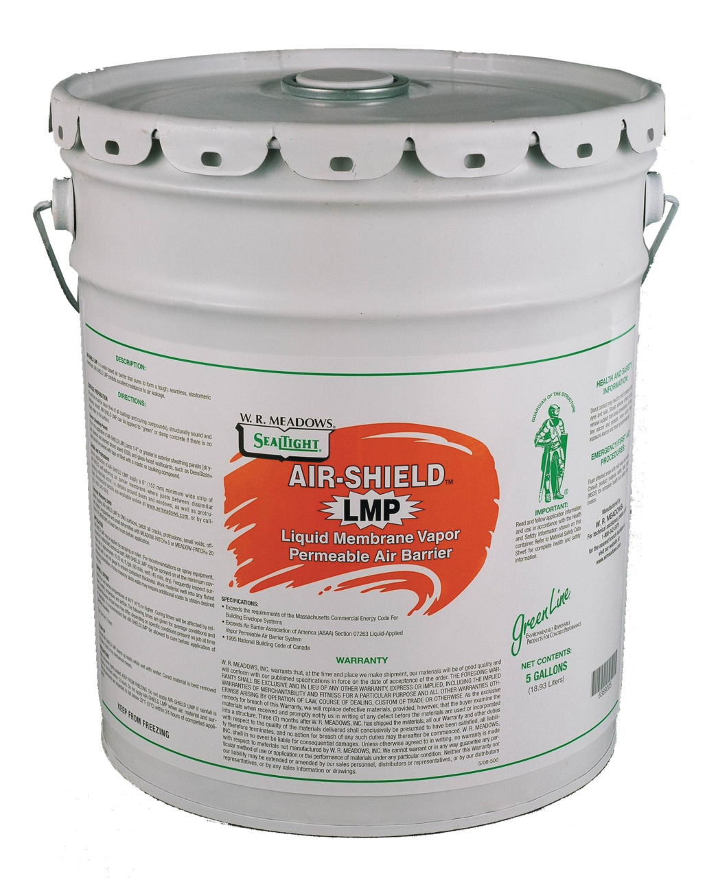 White Cap | W. R. Meadows Air-Shield LMP Gray Liquid Membrane Vapor ...