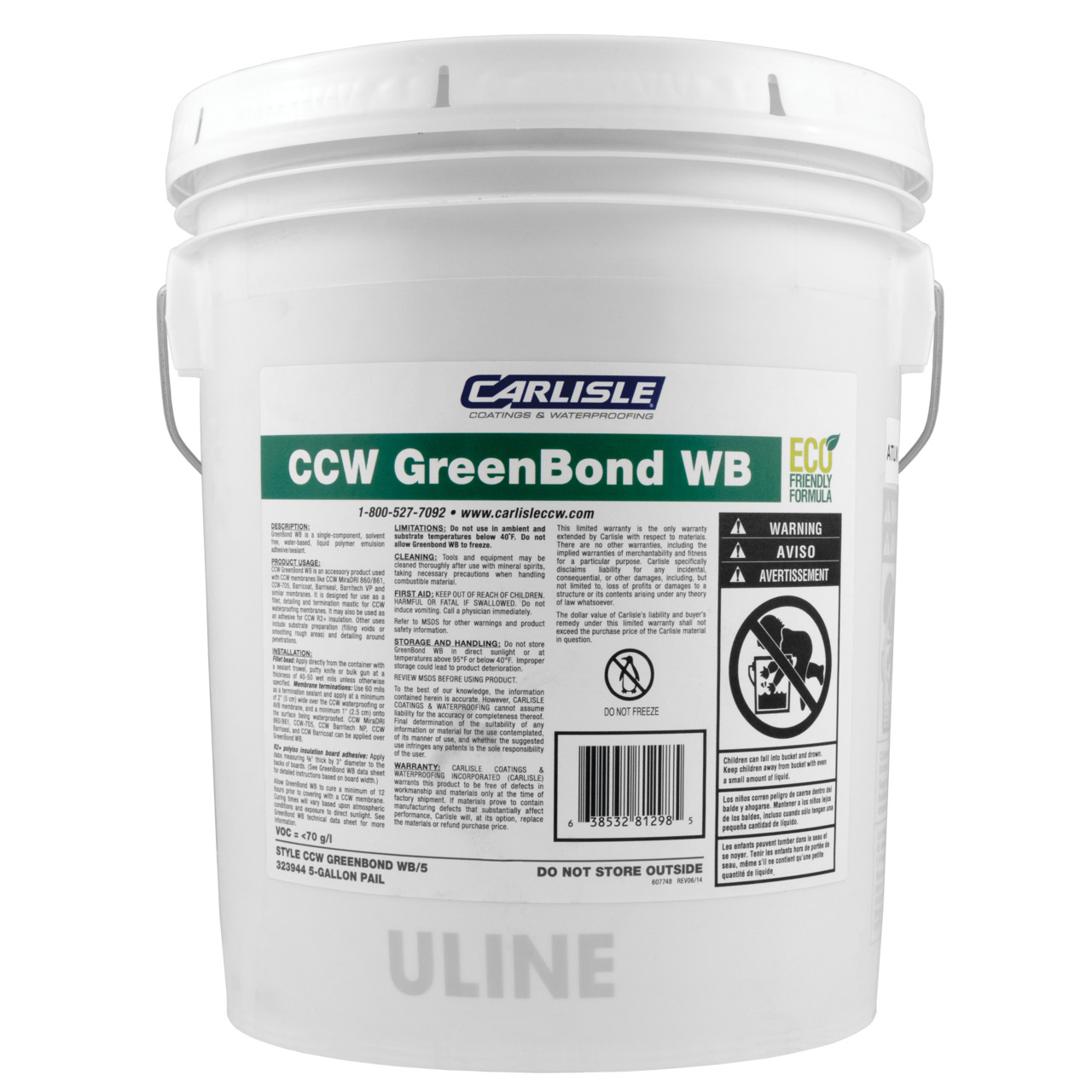 White Cap | Carlisle Coatings & Waterproofing GreenBond WB Light Green ...