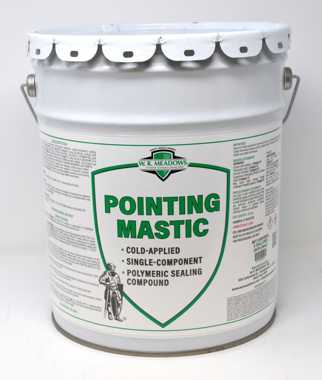 White Cap | W. R. MEADOWS POINTING MASTIC 5 Gal.
