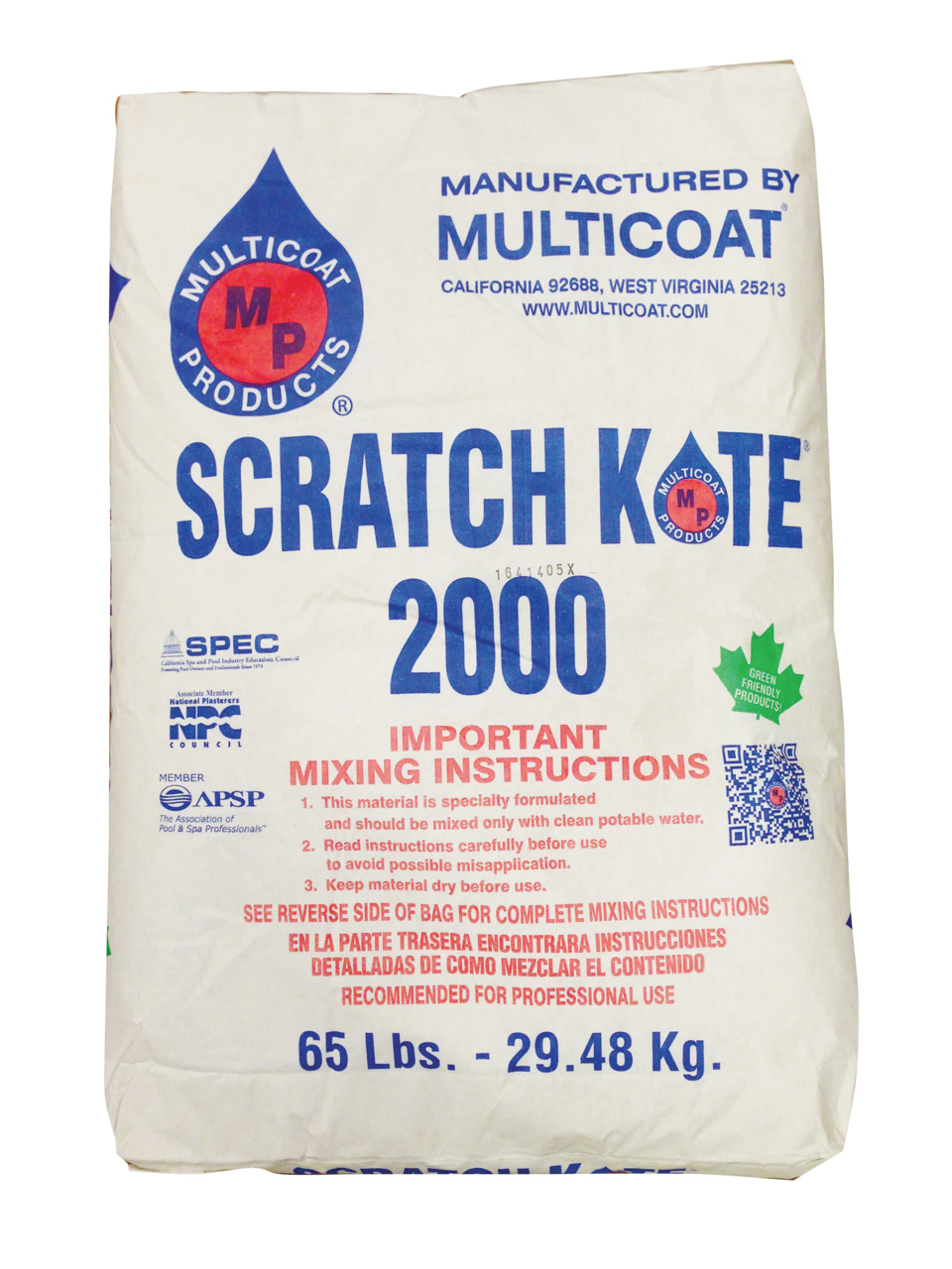 White Cap | Multicoat SCRATCH KOTE 2000 Cementitious Coating 65 lb. Bag