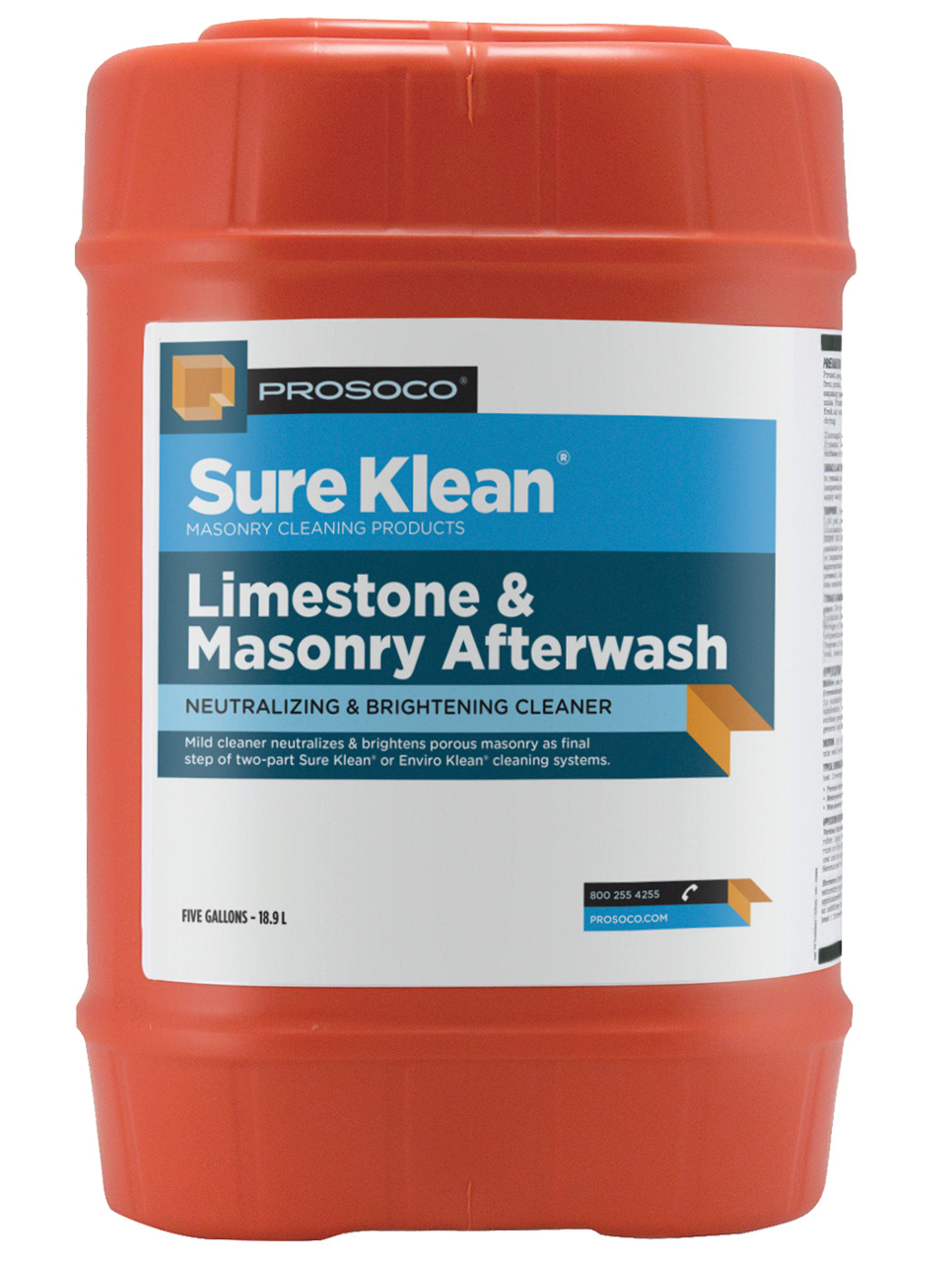 White Cap | PROSOCO Sure Klean 5 Gal. Pail Limestone and Masonry Afterwash