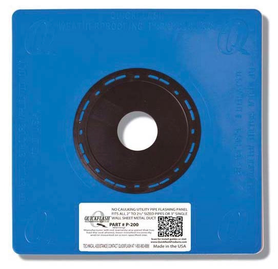 White Cap | 2"-2-1/2" Pipe Quick Flash