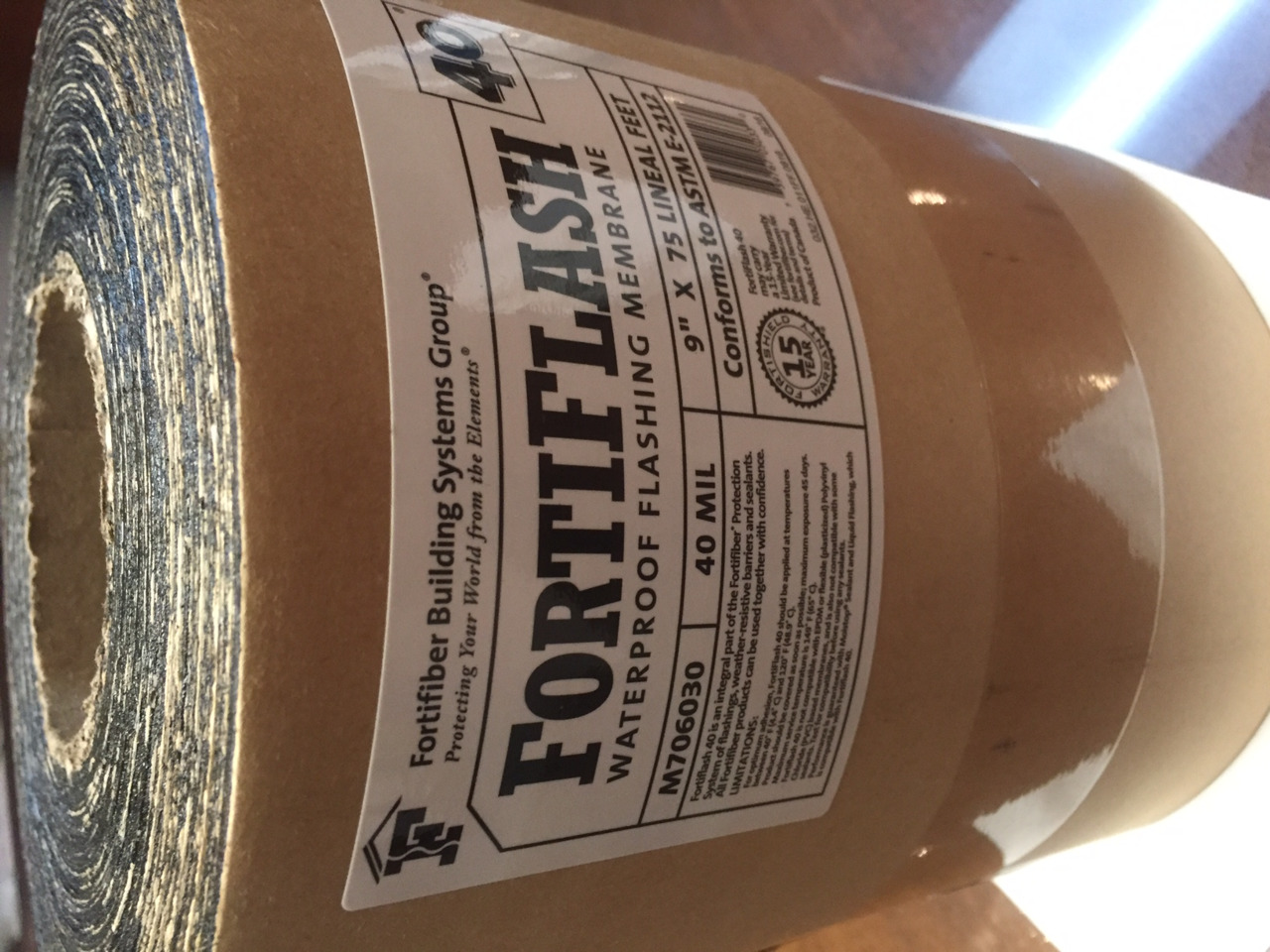 White Cap | Fortifiber FortiFlash 9 in. x 75 ft. x 25 mil Waterproof ...