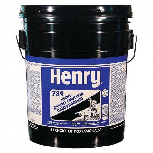 White Cap | Henry 5 Gal. Pail Black Fibered Asphalt Emulsion Dampproofing
