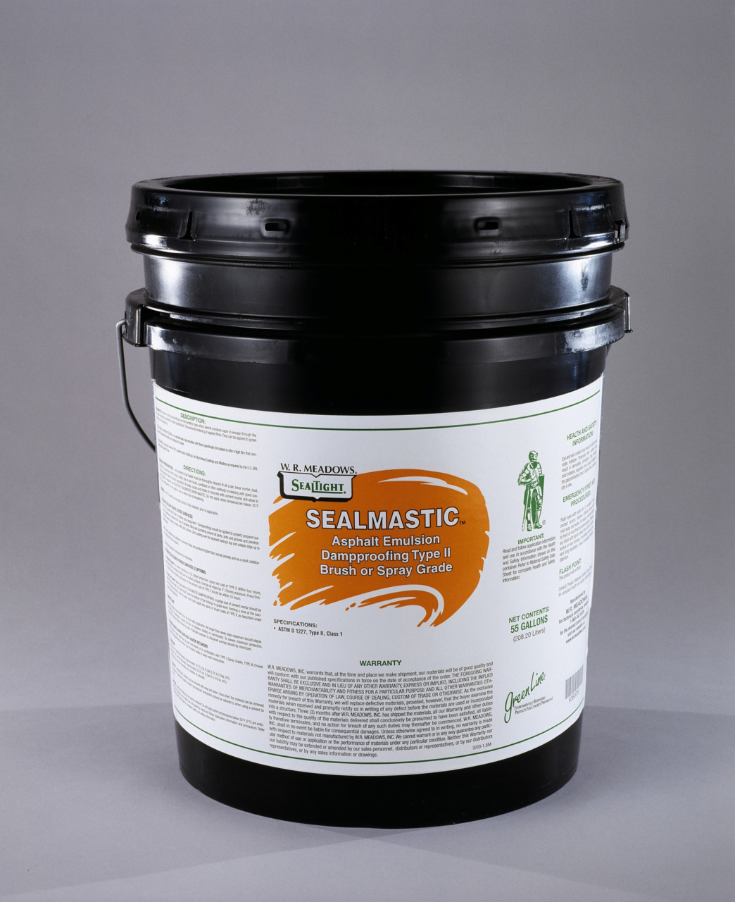 White Cap | W. R. Meadows Sealmastic Brush Emulsion, 5Gal Pail