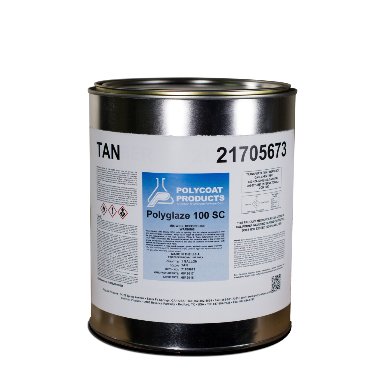 White Cap | Polycoat Polyglaze 1 Gallon Tan 100Sc