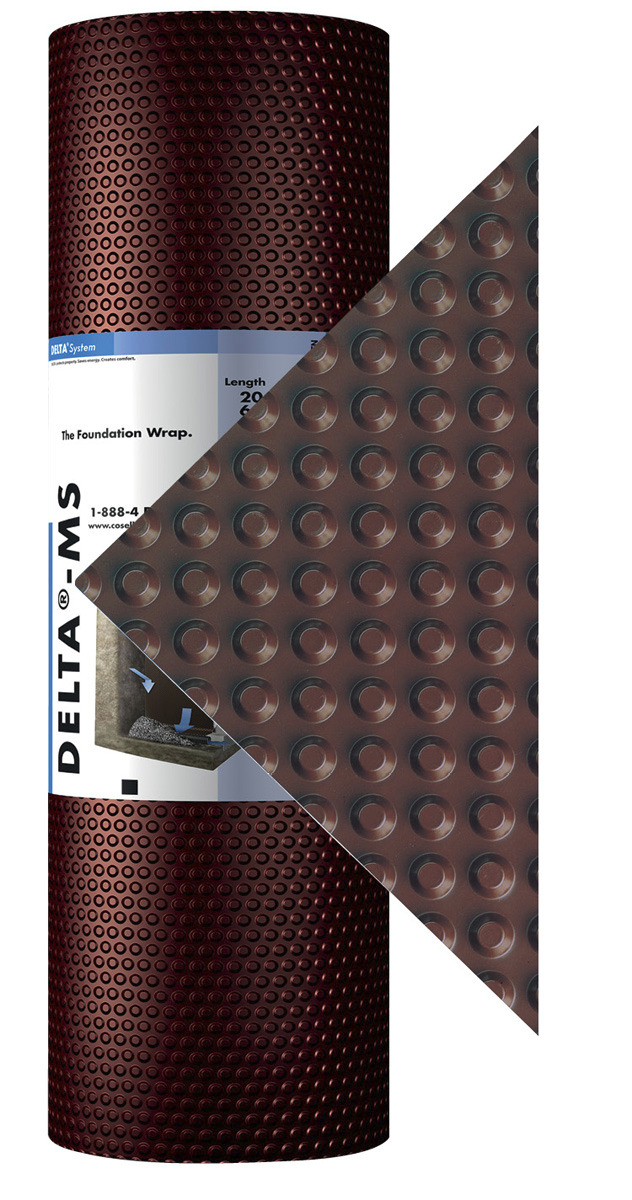 White Cap | Delta 6'6"X65'7" MS Dimpled Membrane Waterproofing