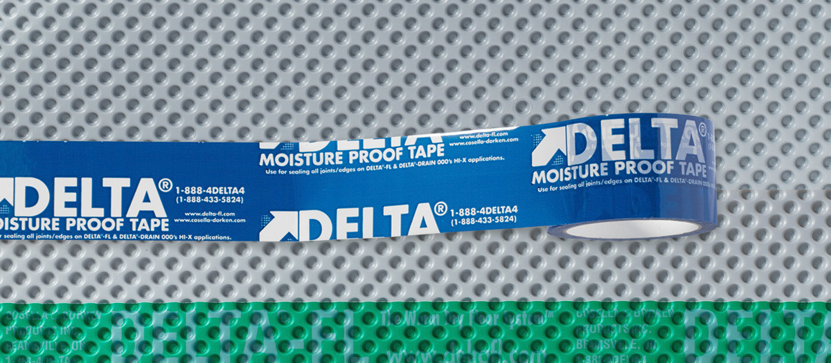 White Cap | Delta 108' Moisture Tape Flooring Underlayment Accessory