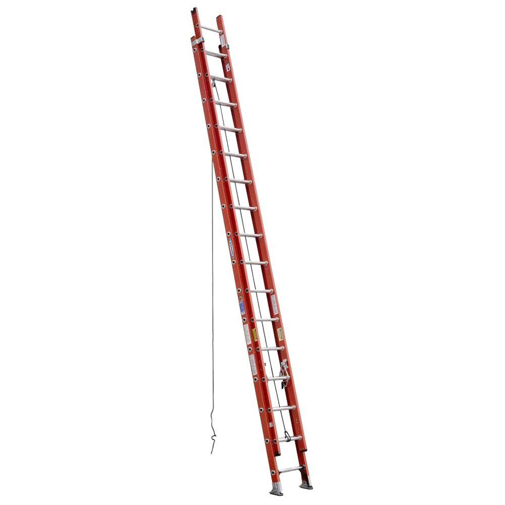 White Cap | Werner 36' Type IA Fiberglass D-Rung Extension Ladder