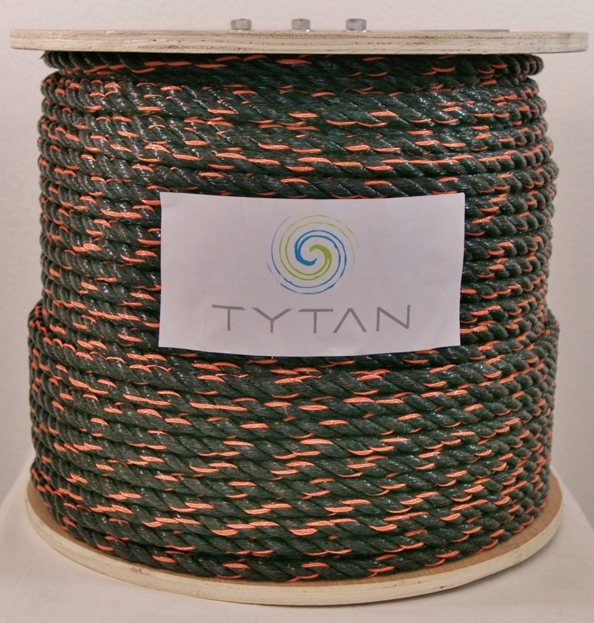 White Cap | Tytan 3/8" x 600' Orange/Black Poly Truck Rope