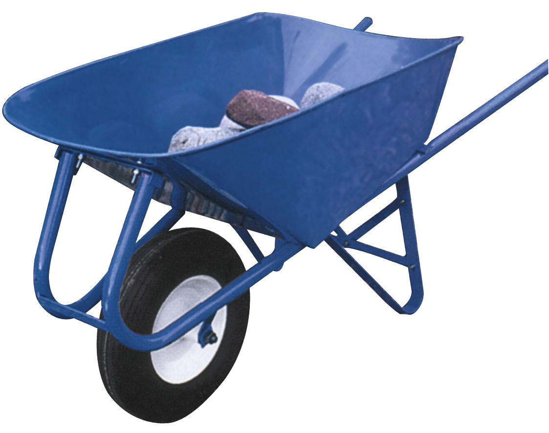 White Cap | Miller Materials Steel Handle Wheelbarrow