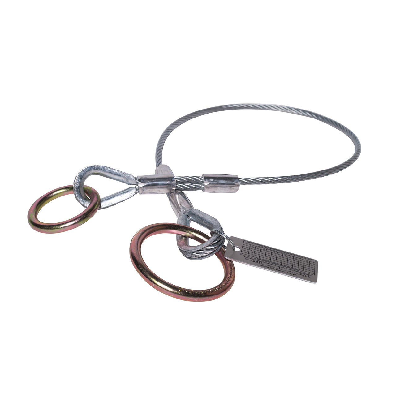 White Cap | Guardian Fall Protection 6 ft. Galvanized Cable Choker ...
