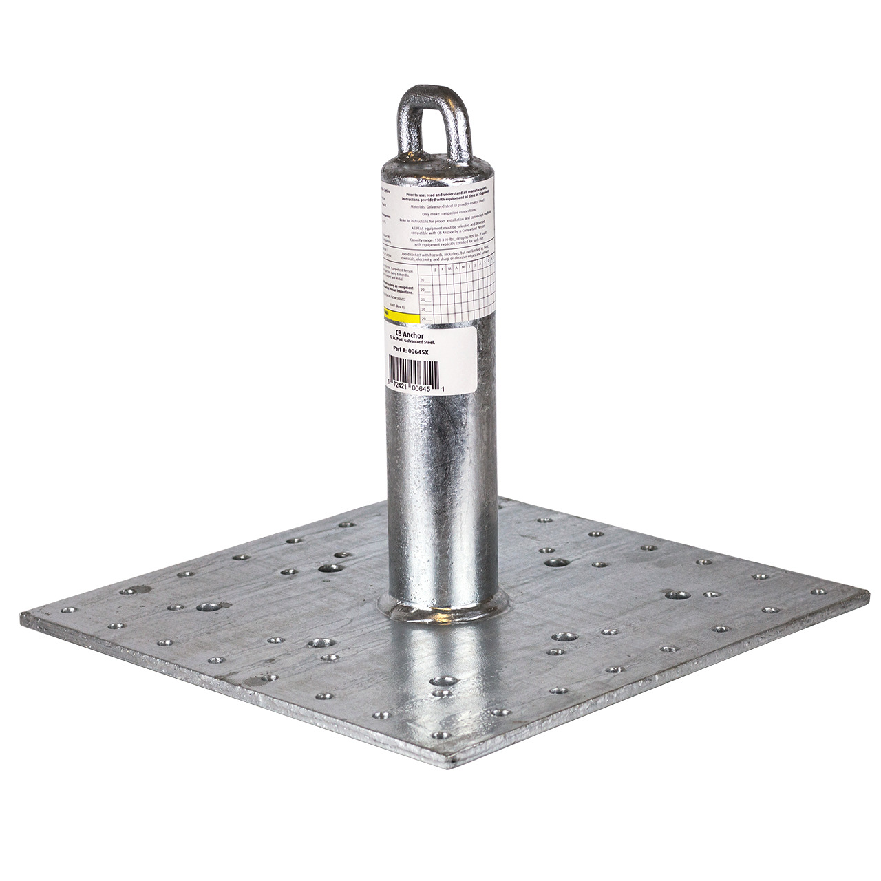 White Cap | Guardian Fall Protection CB 12 Galvanized Permanent Roof ...