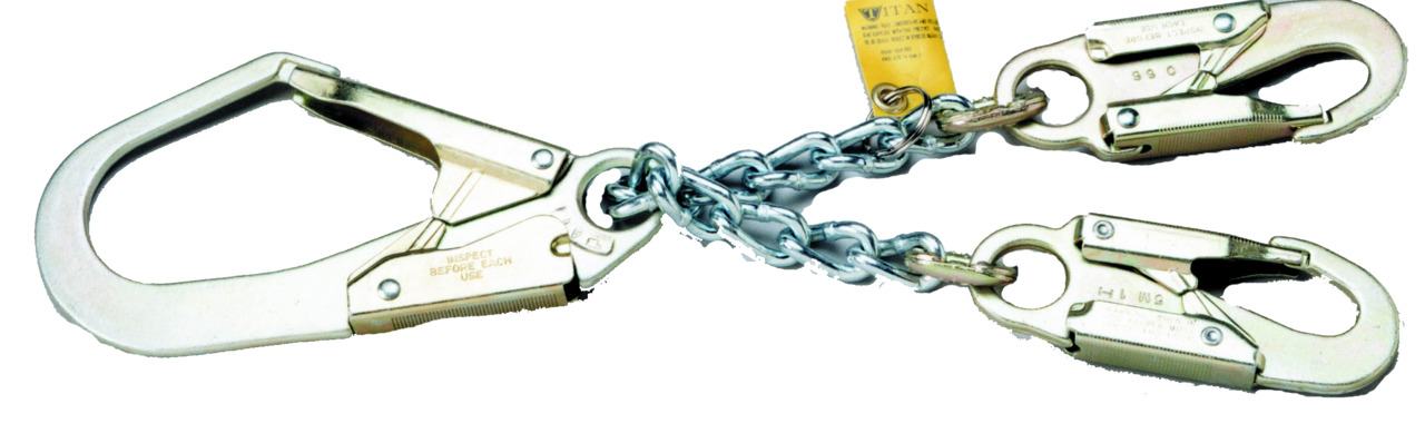 White Cap | Miller Titan Rebar Chain Assembly with Hook