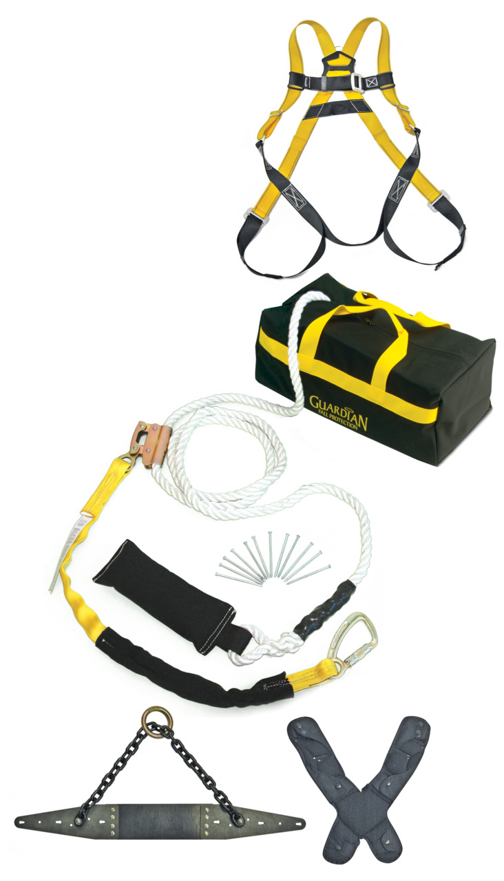 White Cap | Guardian Fall Protection Roofers Kit with 50 ft. Vertical ...
