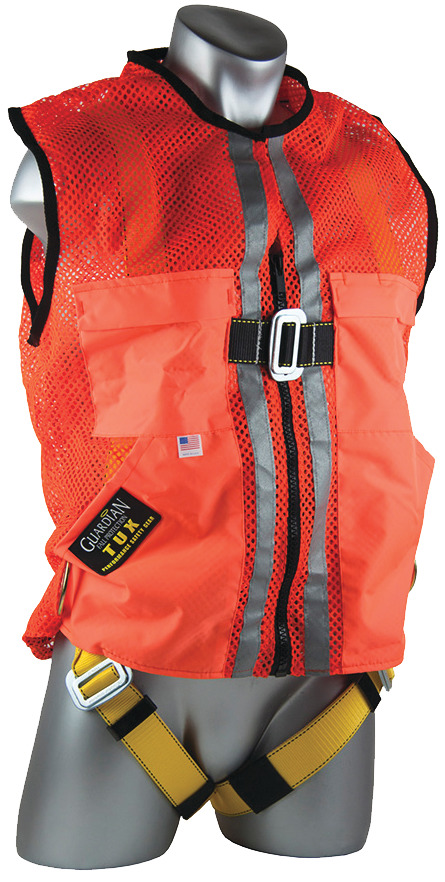 White Cap | Guardian Fall Protection Construction Tux L Orange Mesh ...
