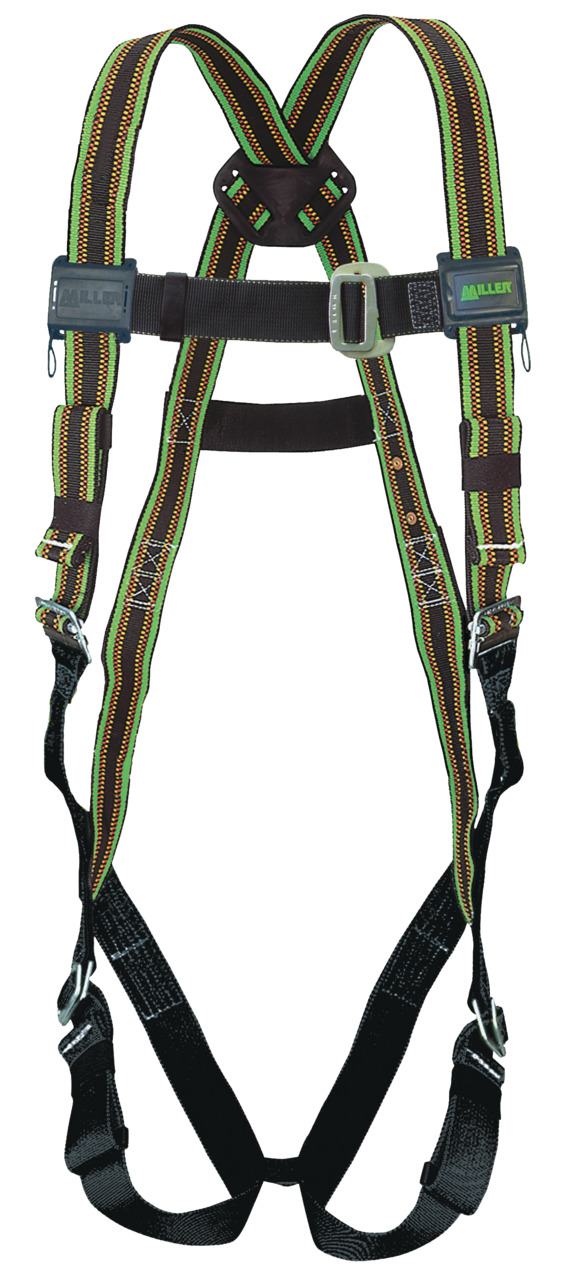 White Cap | Miller DuraFlex Universal Stretchable Harness with Back D ...