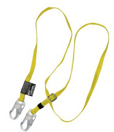 White Cap | Miller 6 to 10 ft. Yellow Nylon Adjustable Web Lanyard