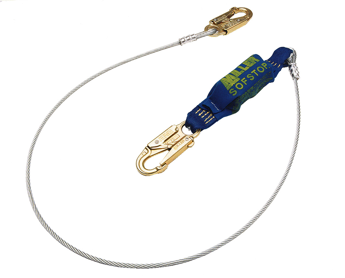 White Cap | Miller 6 ft. Blue Kevlar Wire Rope Lanyard