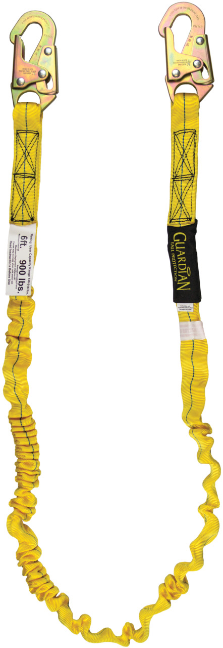 White Cap | Guardian Fall Protection 6 ft. Internal Shock Lanyard