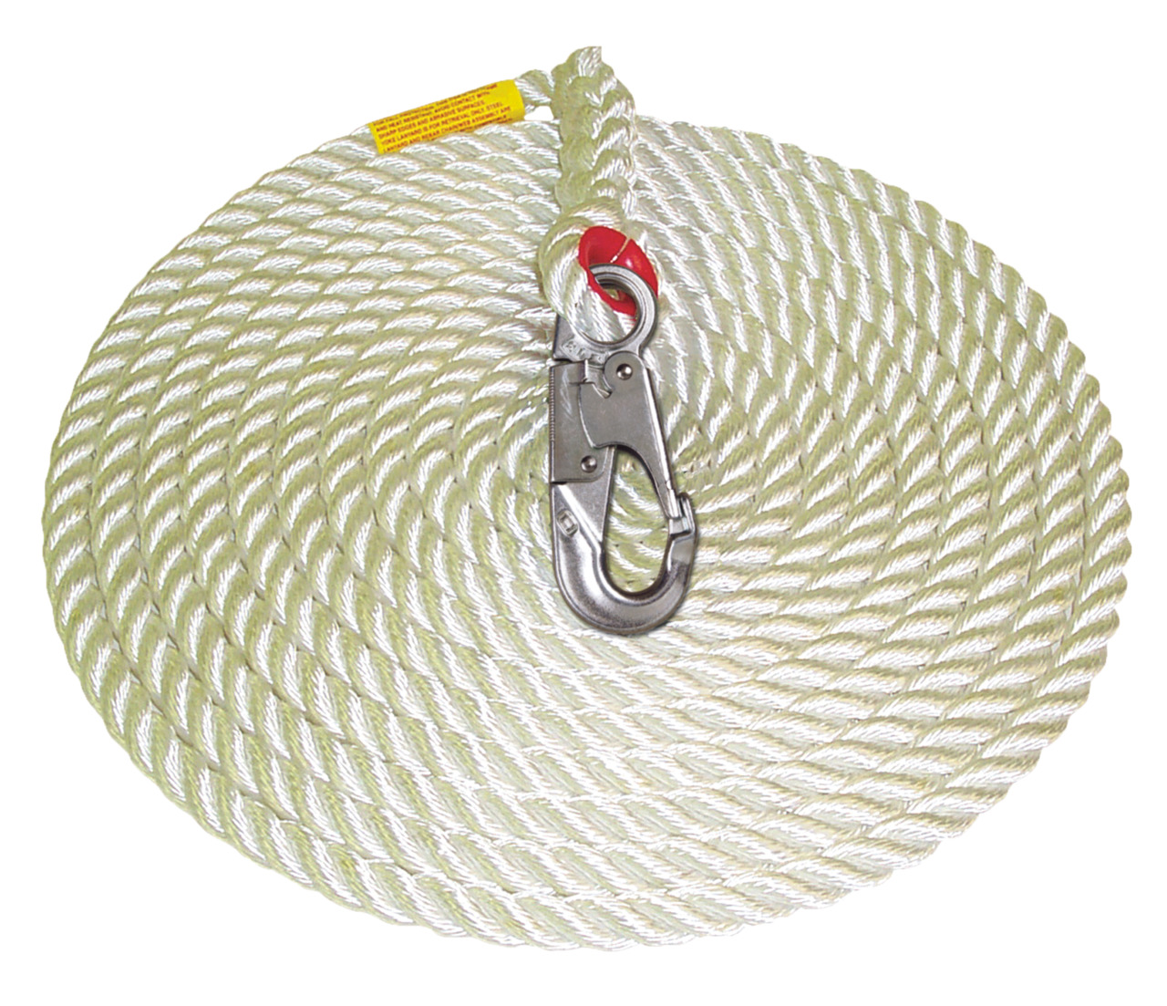 White Cap | DBI-SALA 5/8 in. x 50 ft. Vertical Lifeline with Snap Hook