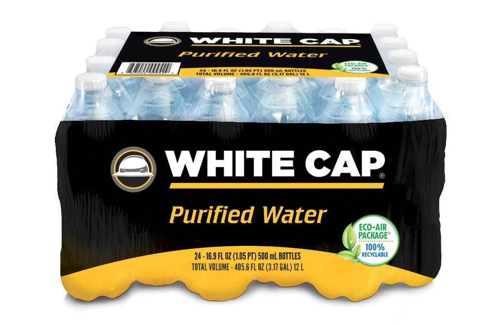 White Cap | 16.9 Fl Oz Purified Bottled Water 24pk