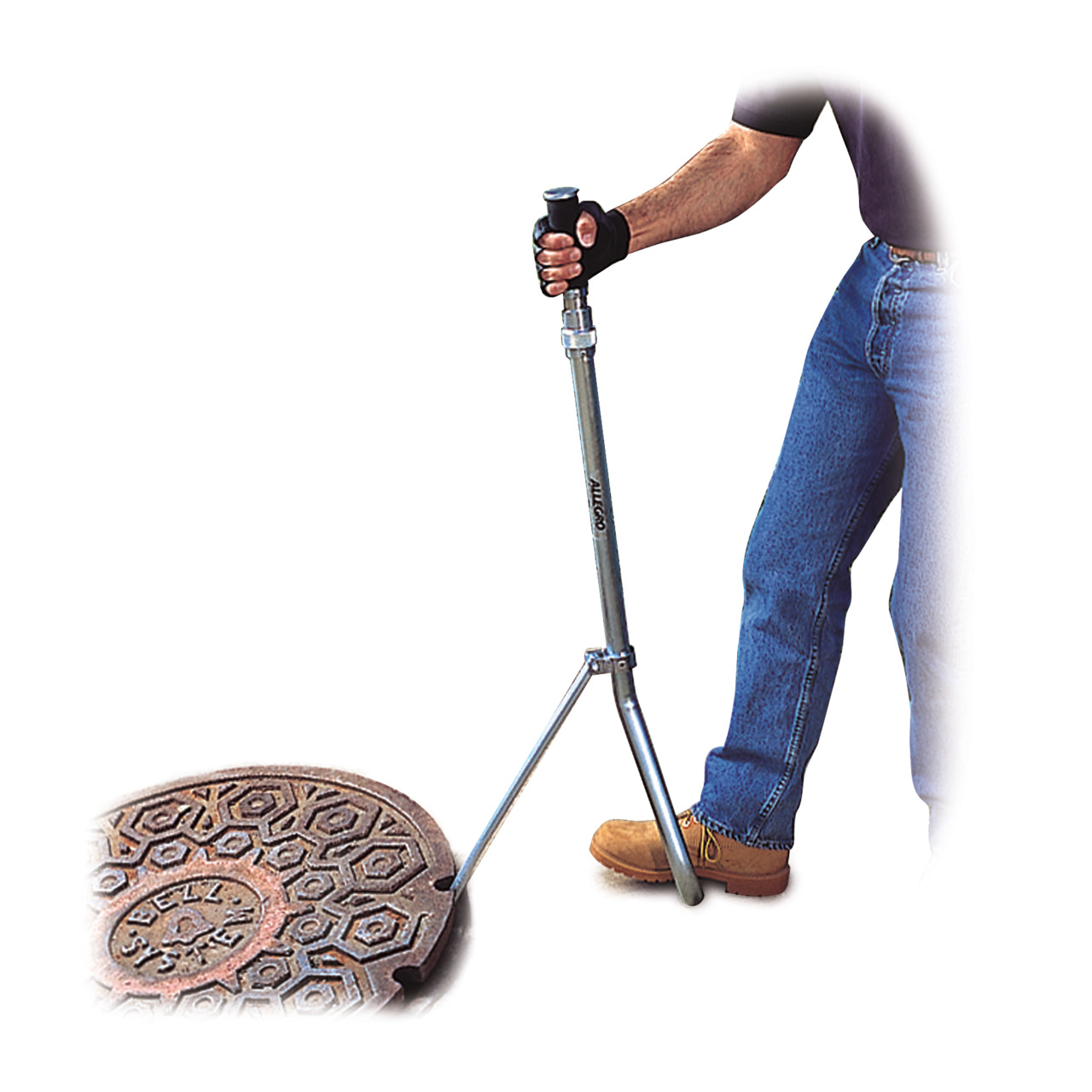 White Cap | Allegro Deluxe Manhole Lid Lifter