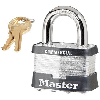 White Cap | Master Lock 1KA 4-Pin Keyed Alike 2431 Key 1-3/4 in. Steel ...