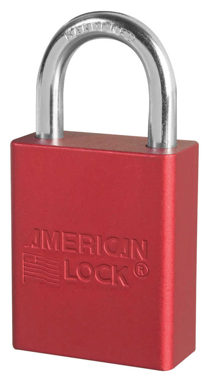 White Cap | American Lock 1 in. Shackle Solid Aluminum Padlock