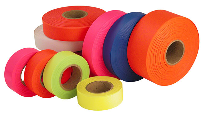 White Cap | Empire Level 600 ft. x 1 in. Pink Flagging Tape