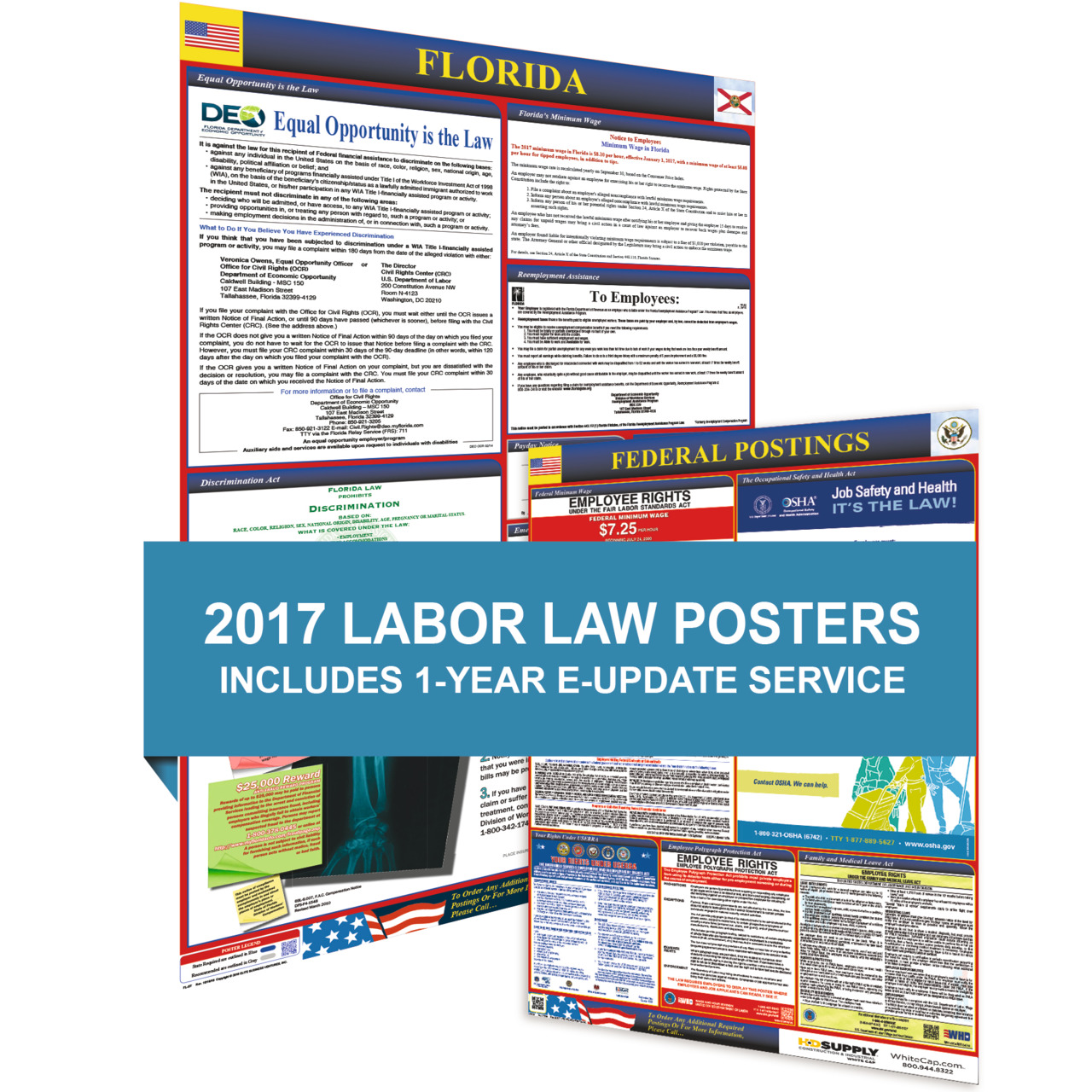 White Cap | JJ Keller Florida State & Federal Labor Law Poster
