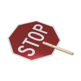 White Cap | Kishigo Manufacturing Company Non-Reflective Slow/Stop Sign