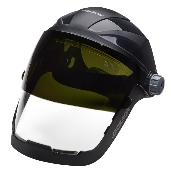 White Cap | Jackson Safety QUAD 500 Black Premium Multii-Purpose Face ...