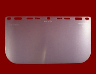 White Cap | Tru-Vision Plastics Polycarbonate Face Shield