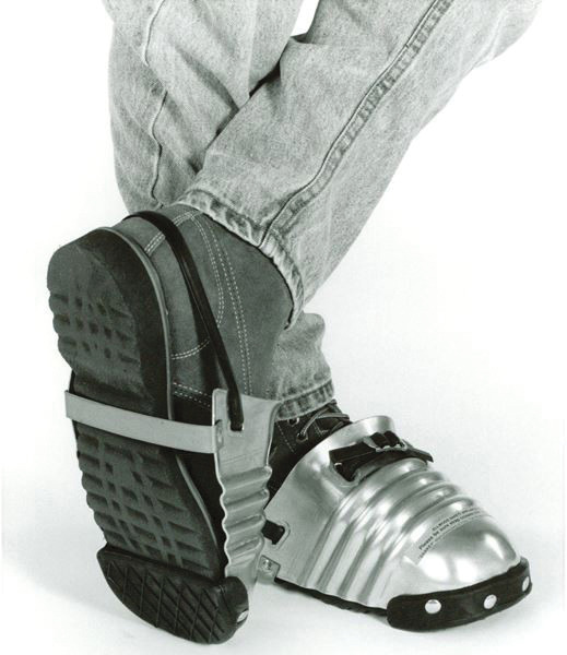 White Cap | Ellwood Safety Pair Foot Guard with Rubber Toe