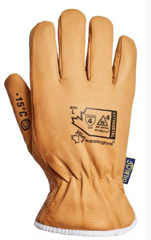 White Cap | Med Goatskin Winter Lined Drivers Glove Superior Gloves